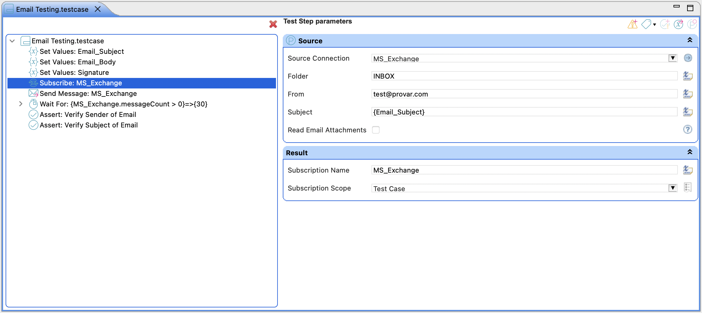 OAuth 2.0 Microsoft Exchange Email Connection | Provar Documentation